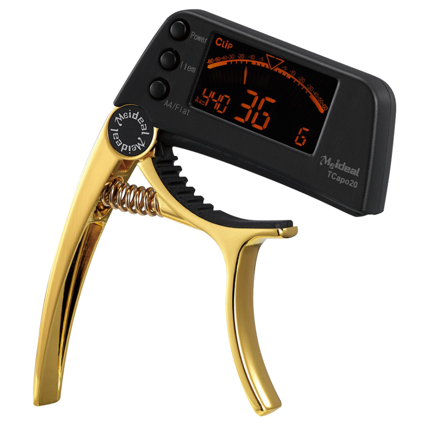 Afinador de Violão Digital e Capotraste Violão Com Diapasão - MIDEAL